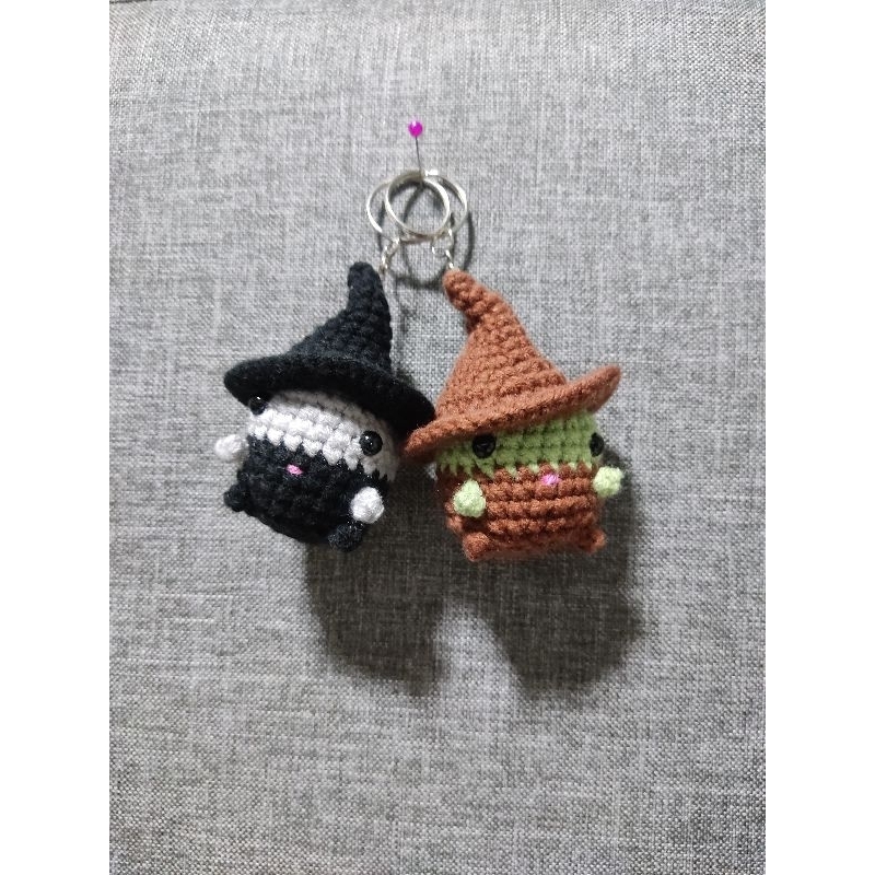 Crochet Halloween Witch (keychain) | Shopee Singapore