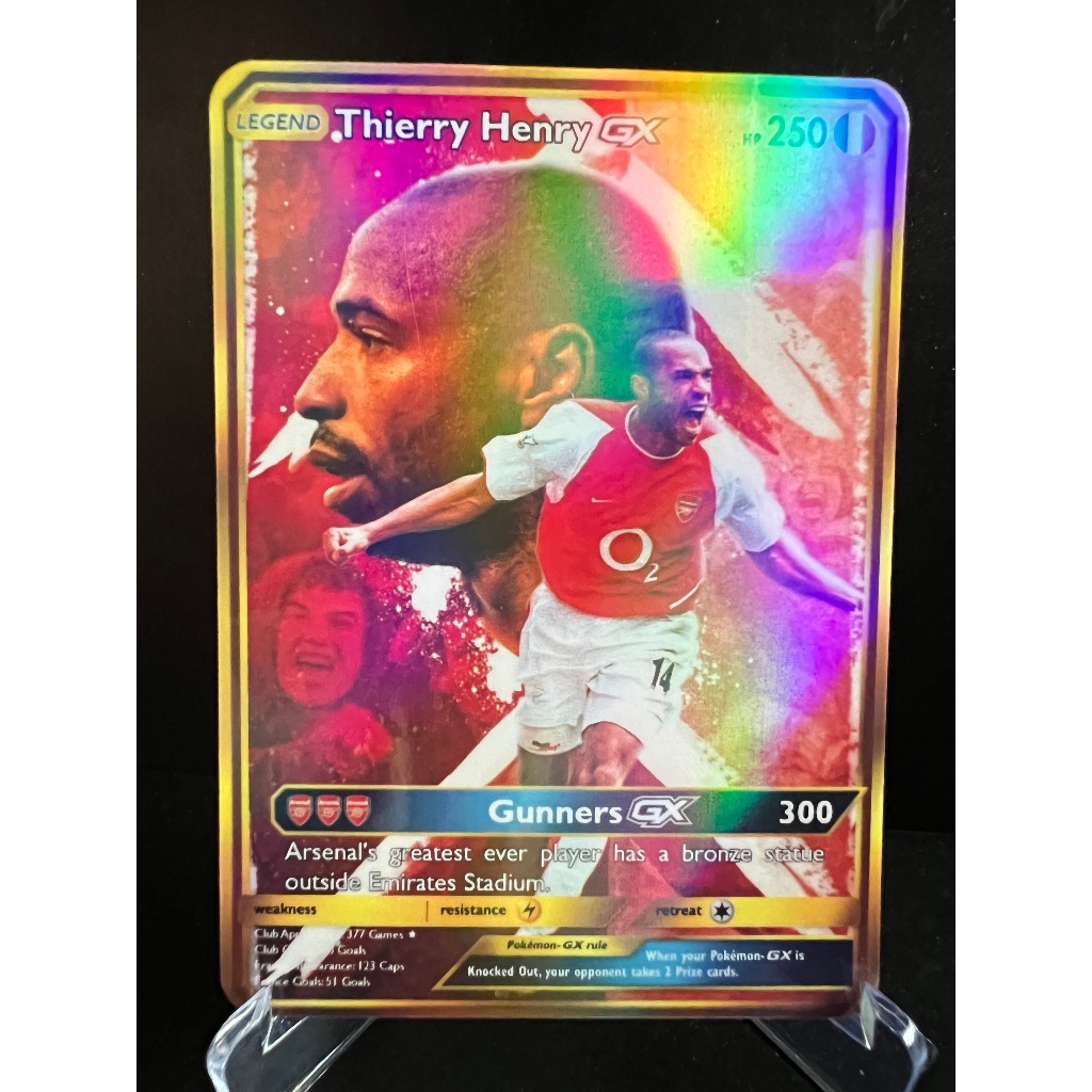 Thierry Henry GX Pokemon Card (Legend) | Shopee Singapore
