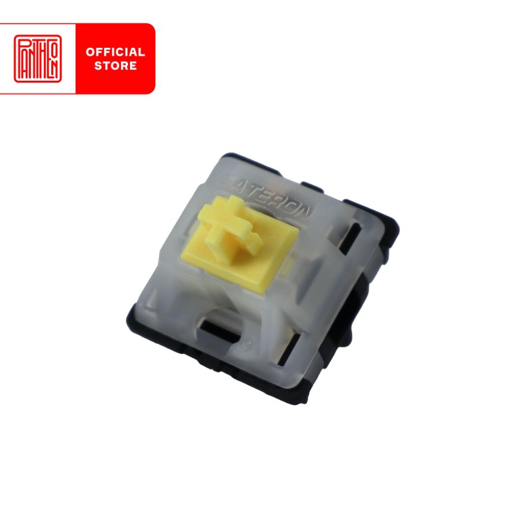 [ PANTHEON ] Gateron Milky Yellow Linear Mechanical Keyboard Switches ...