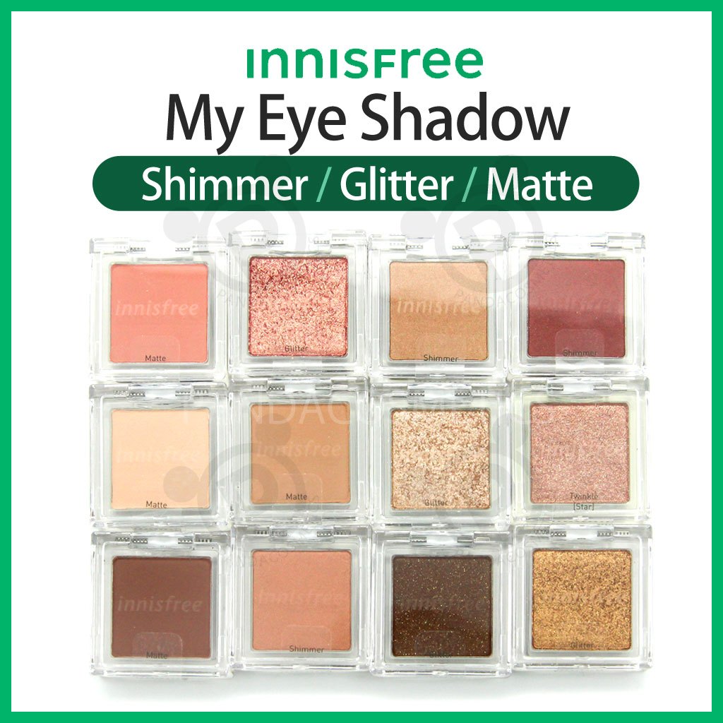 [innisfree] My Eye Shadow Shimmer / Glitter / Matte (2023 AD) | Shopee ...