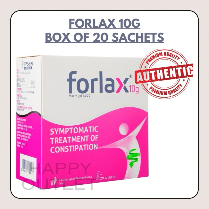 [🔥SG SALE ️] Forlax Sachet 10g Box of 20 Treatment of Constipation (EXP ...