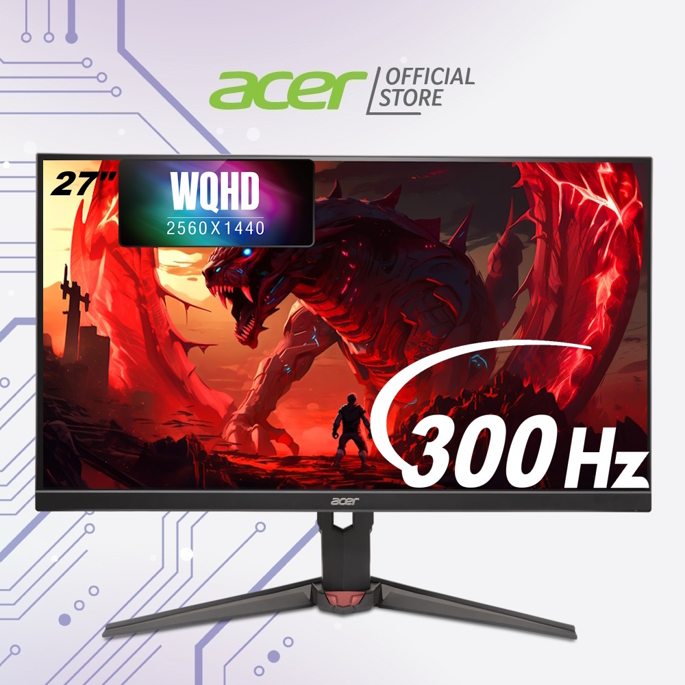 [300Hz Refresh Rate] Acer XV272U F3 27-inch WQHD IPS 300Hz Monitor ...
