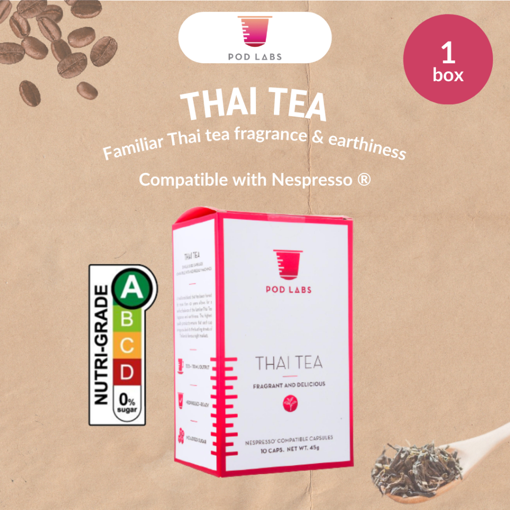 Pod Labs Nespresso Compatible Thai Tea (10 Capsules) | Shopee Singapore