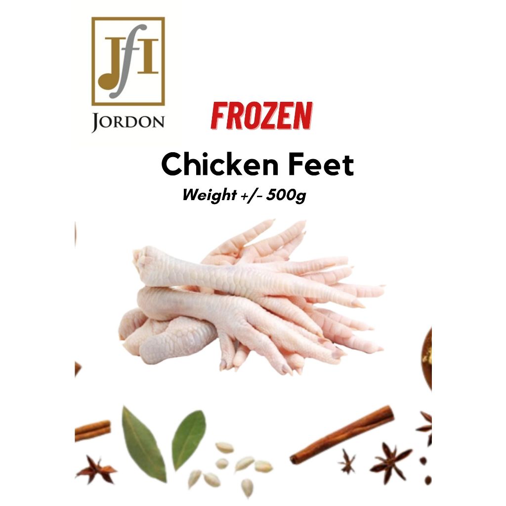 [Jordon] Frozen Chicken Feet 500g | Shopee Singapore