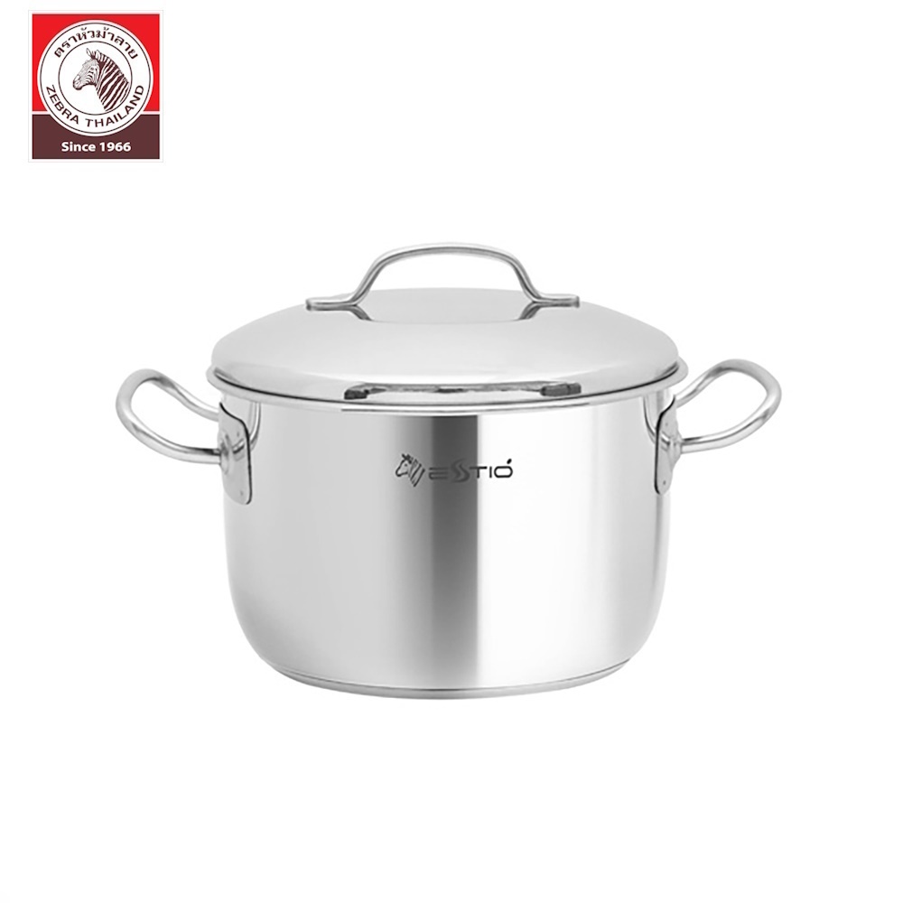 Zebra Estio Pro II Stainless Steel Sauce Pot With Lid - 18cm / 20cm ...