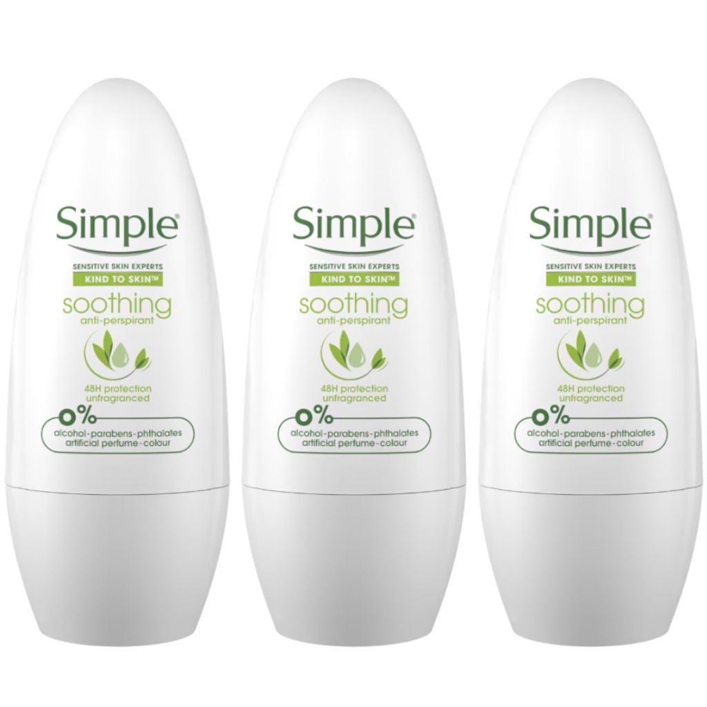 (BUNDLE OF 3) SIMPLE DEODORANT SOOTHING 50ML - BEAUTY LANGUAGE | Shopee ...