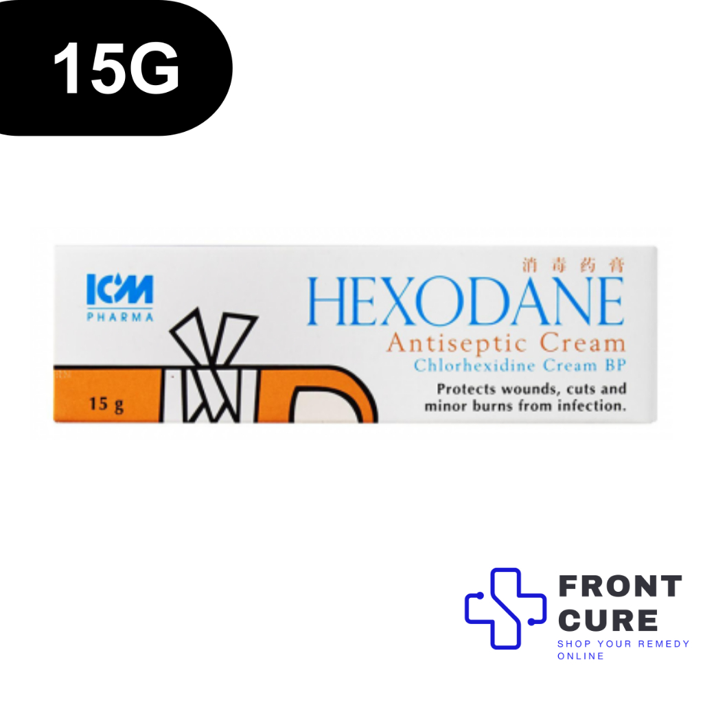 Hexodane Antiseptic Cream 15G ICM Pharma Protects Wounds, Cuts and ...