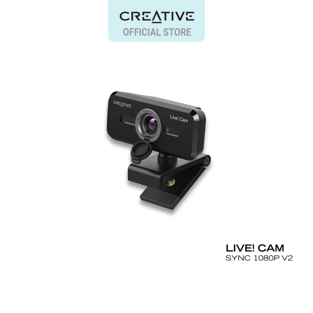 Creative Live Cam Sync 1080p V2 - Full HD Wide-Angle USB Webcam with ...