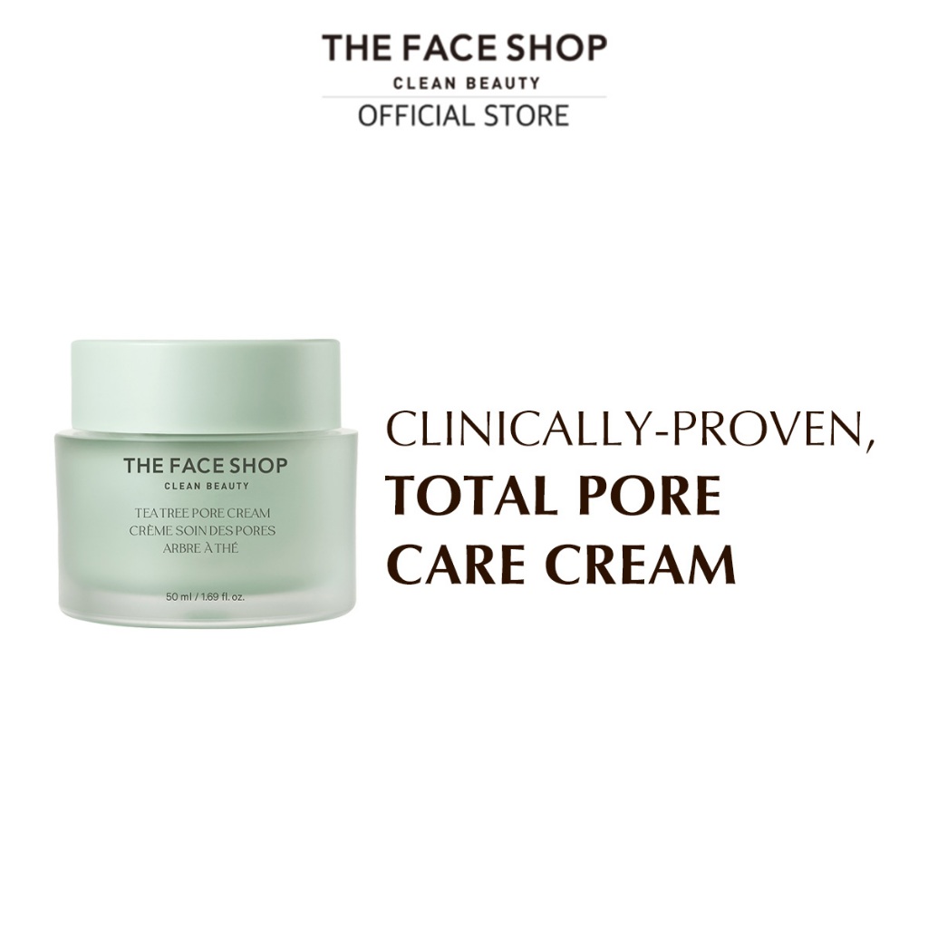 THEFACESHOP Tea Tree Pore Cream 50ml | Shopee Singapore