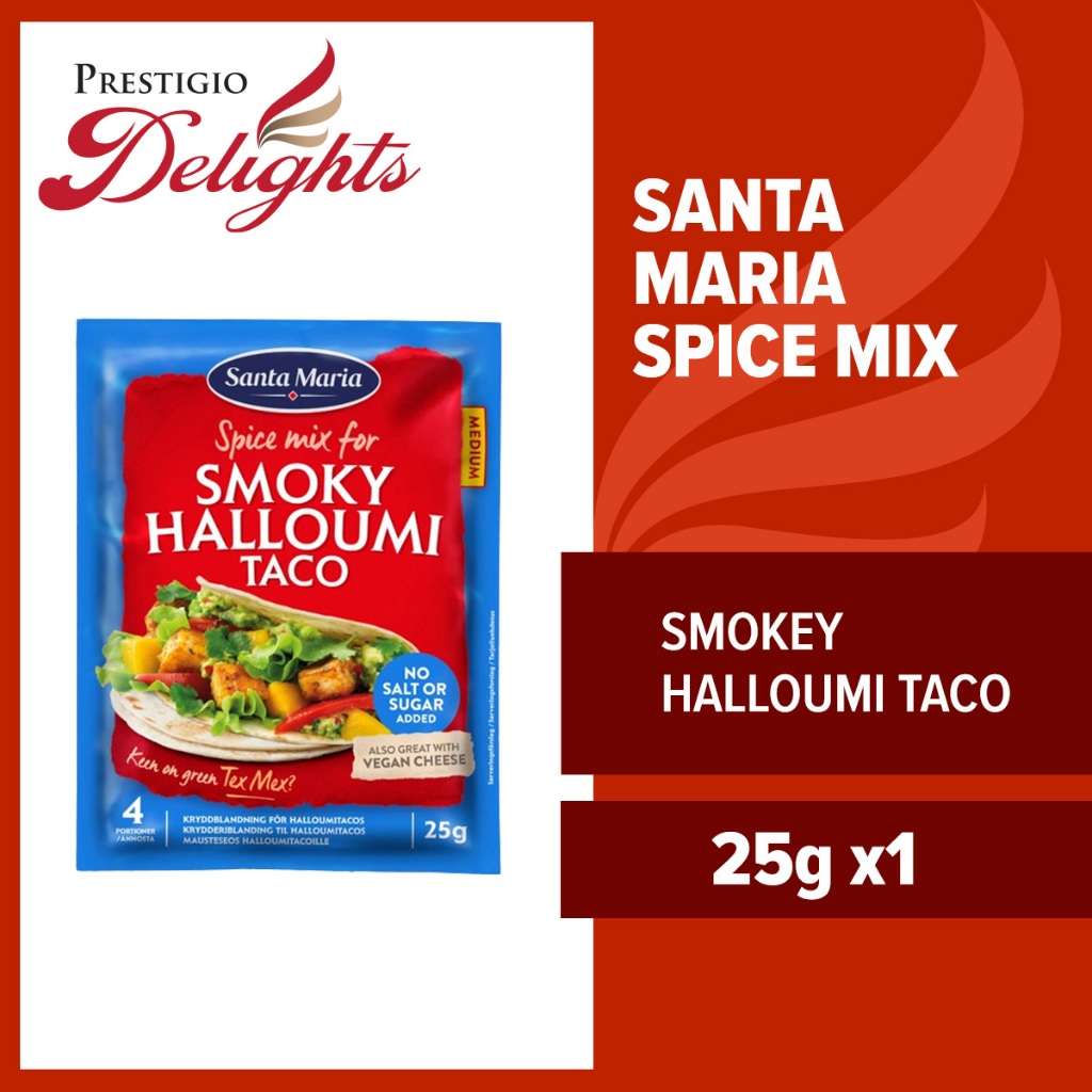 Santa Maria Smokey Halloumi Taco Spice Mix 25 G | Shopee Singapore