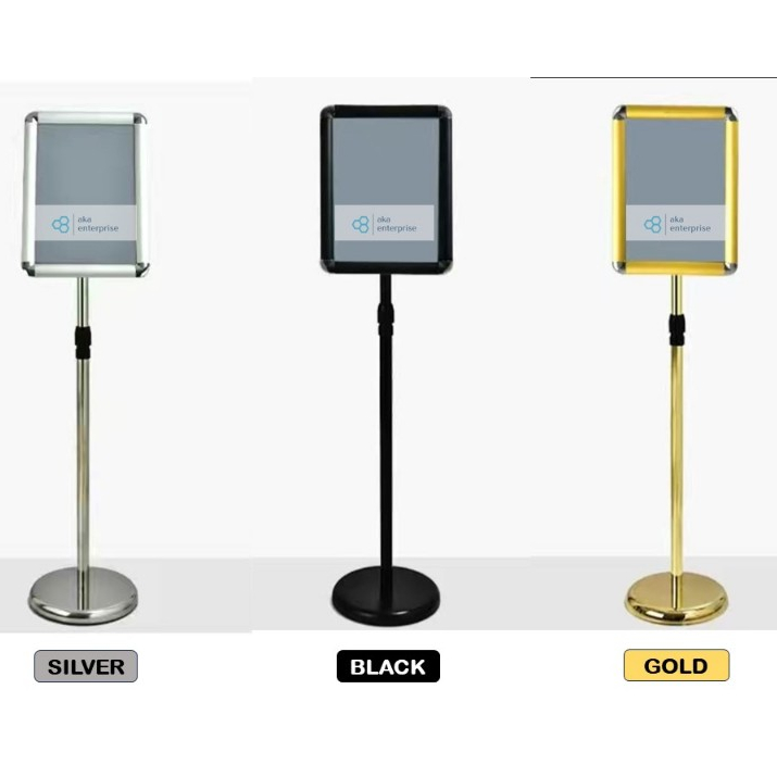 A3 / A4 Poster stand | Menu display stand | Single side Display Stand ...