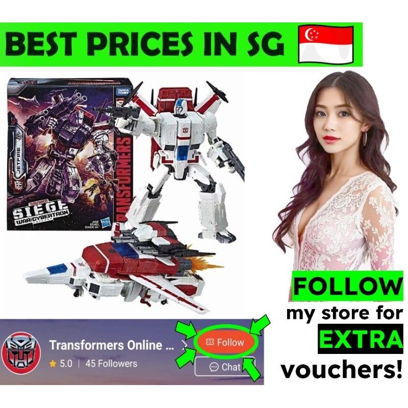 (LOCAL STOCK) transformers WFC Siege Jetfire skyfire Commander Class ...