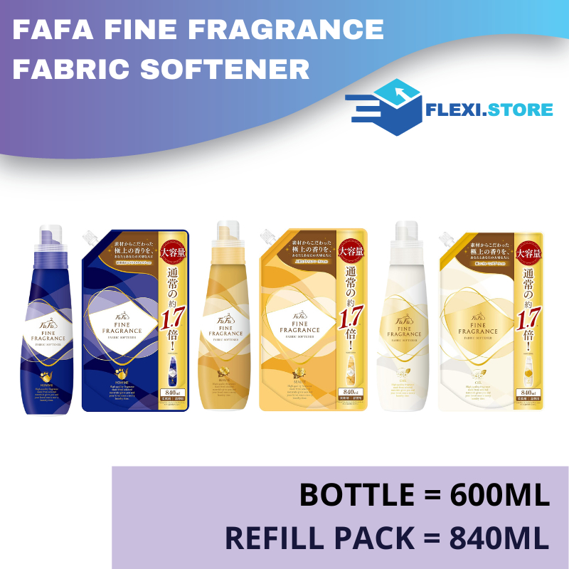 FaFa Fine Fragrance Fabric Softener 600ML / 840ML | Shopee Singapore
