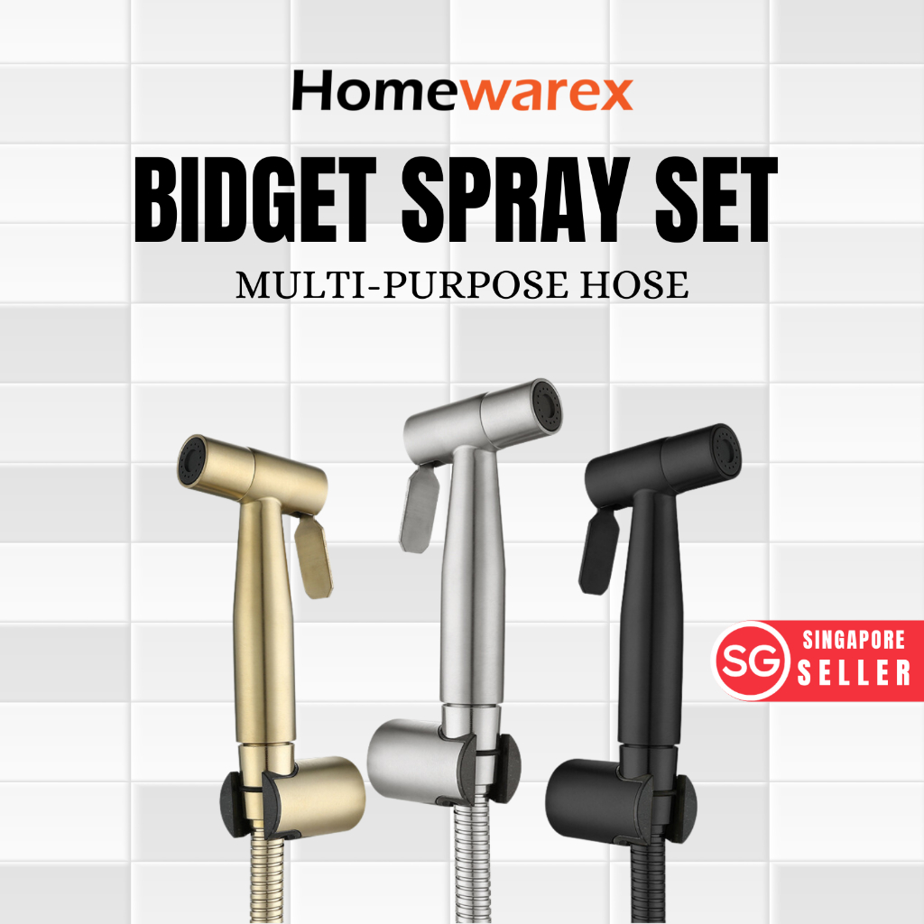 [Local Seller] 304 Stainless Steel Toilet Bidet Sprayer Set - Sprayer ...