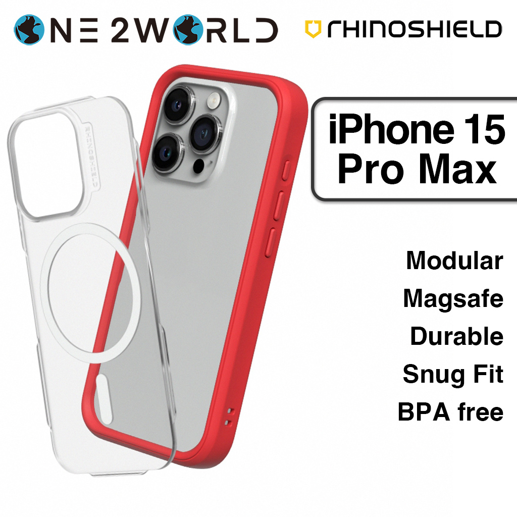 RhinoShield Mod NX Magnetic Modular Protective Transparent iPhone 15 ...