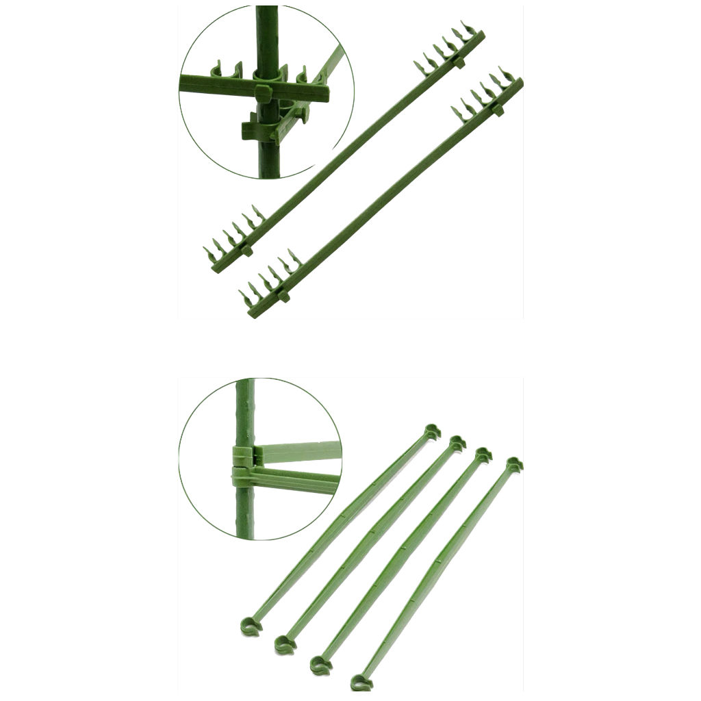 10pcs Stake Arm for plant Gardening Pole clasp transverse arm plant ...