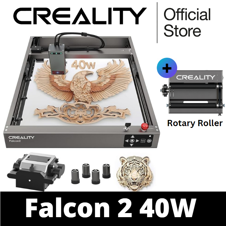 Creality Falcon 2 40W Laser Cutter,40W Adjustable Light Beam Laser ...