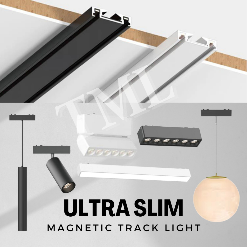 Ultra Slim Magnetic Track Light System 48V | Shopee Singapore