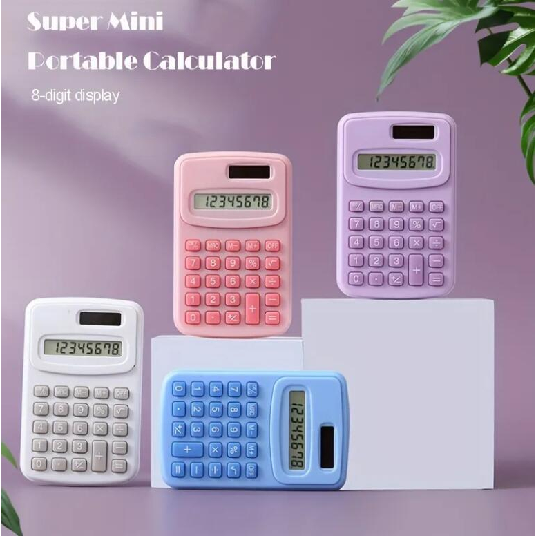 Solar Pocket Calculator Fast Response Accounting Tool LED Large Screen ...