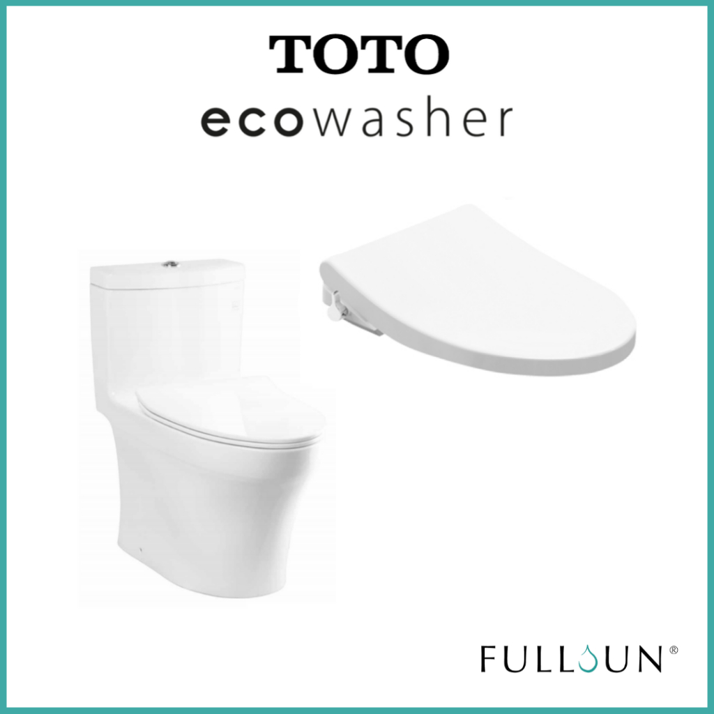 [Bulky] TOTO One-piece WC Bowl with Eco-Washer C889DESI / TCW1211A ...