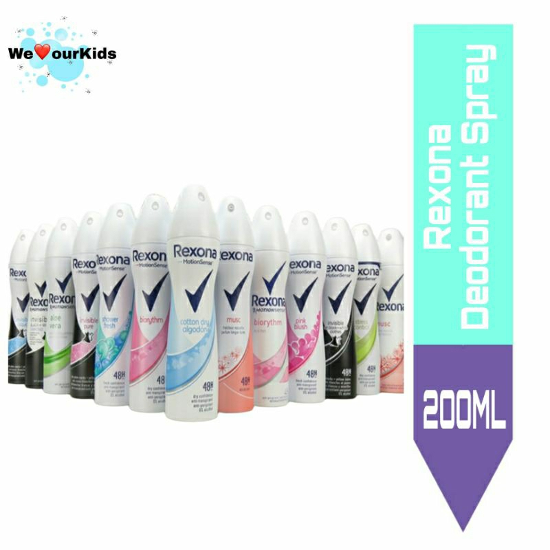 Rexona Deodorant Body Spray 200ml | Shopee Singapore