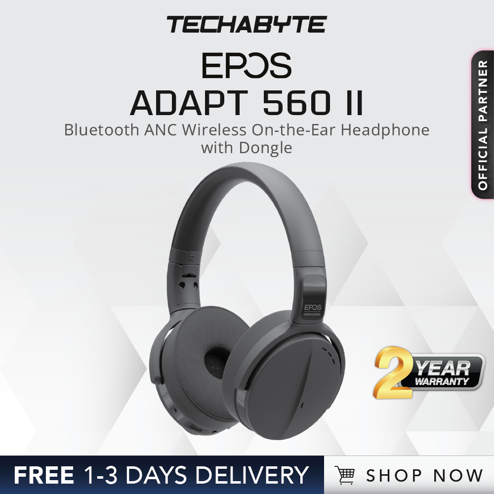 EPOS ADAPT 560 II | Bluetooth | ANC | Wireless On-the-Ear Headphone ...
