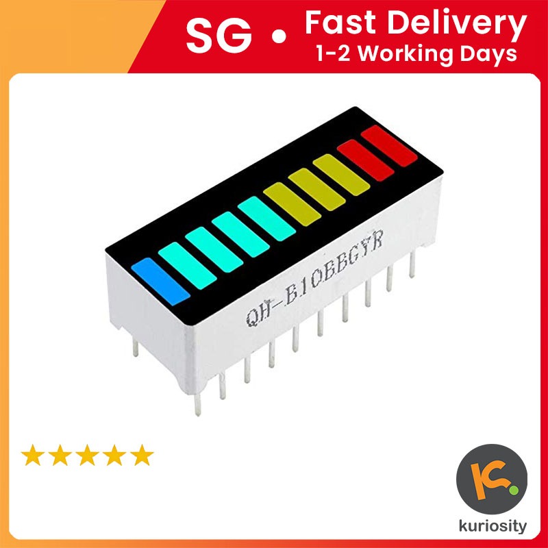 10 Segment LED Bar Graph | Shopee Singapore