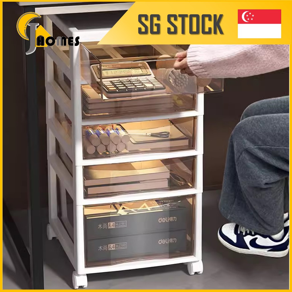 Drawer Storage Cabinet Under Removable Multi-layer File Cabinet ...