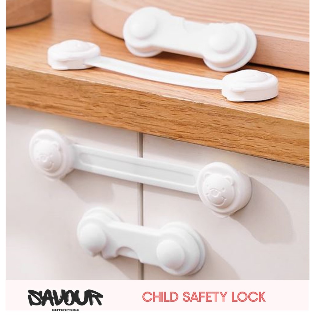 Child Baby Safety Lock Drawer Cupboard Lock Strap | Shopee Singapore