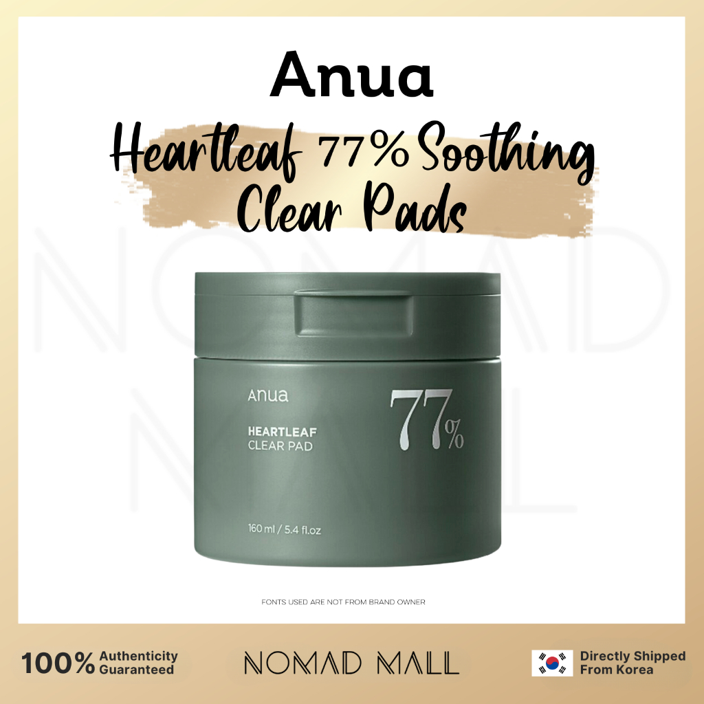 ANUA Heartleaf 77% Clear Pad (Toner Pad) 70 pads | Shopee Singapore