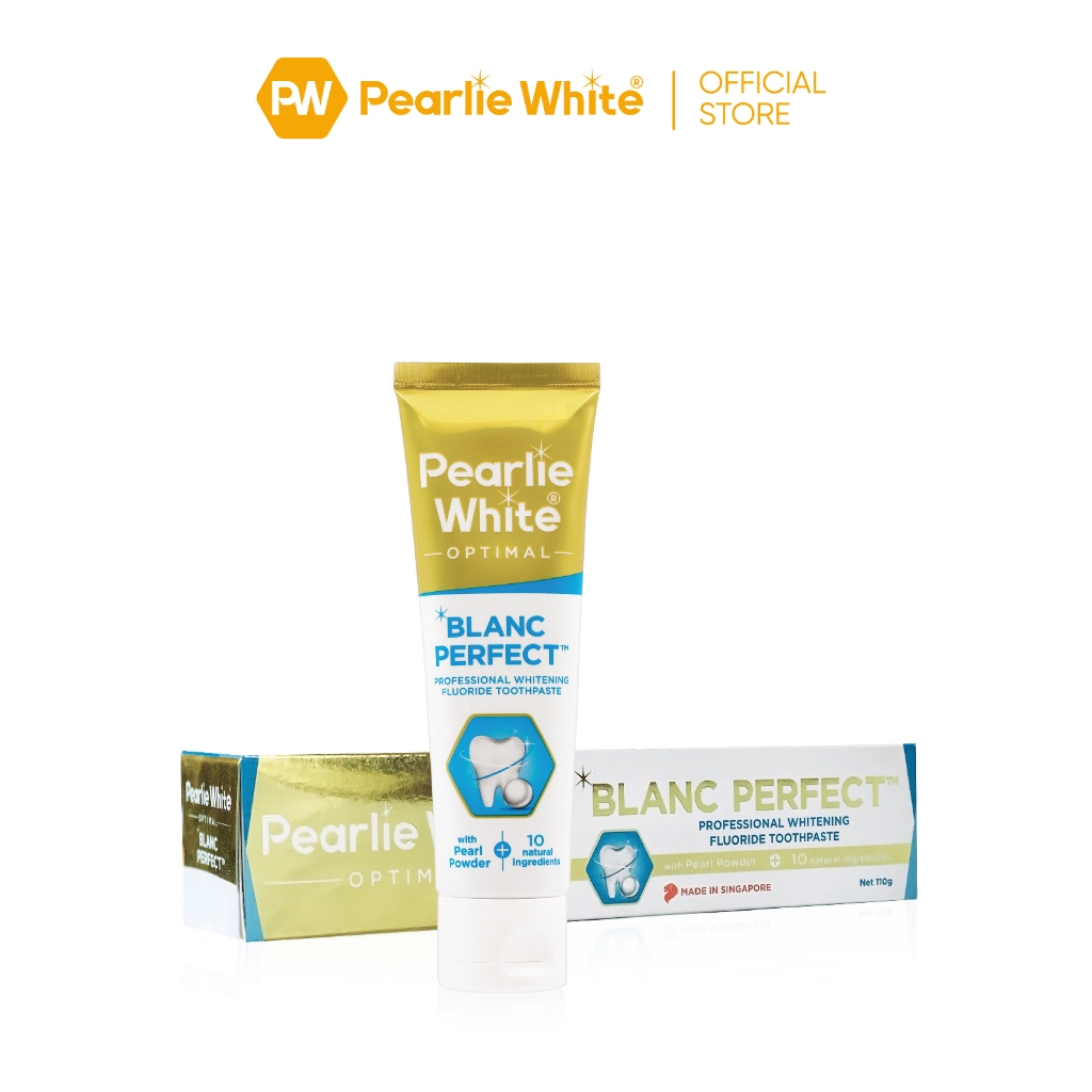Pearlie White Optimal Blanc Perfect Professional Whitening Fluoride ...
