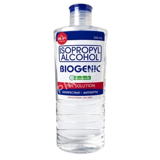 BIOGENIC Moisturizer Isopropyl Alcohol 70% Solution Disinfectant ...