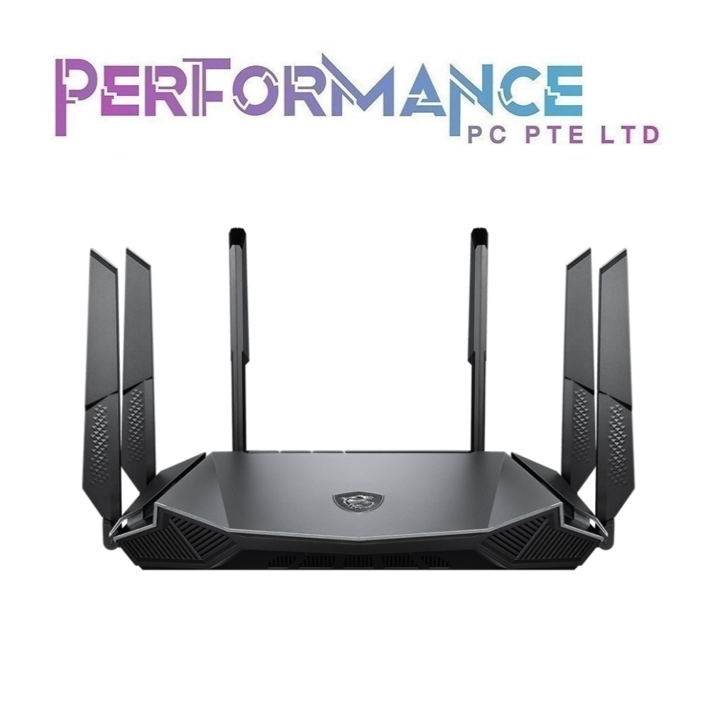 MSI RadiX AX6600 WiFi 6 Tri-Band Gaming Router (3 YEARS WARRANTY BY ...