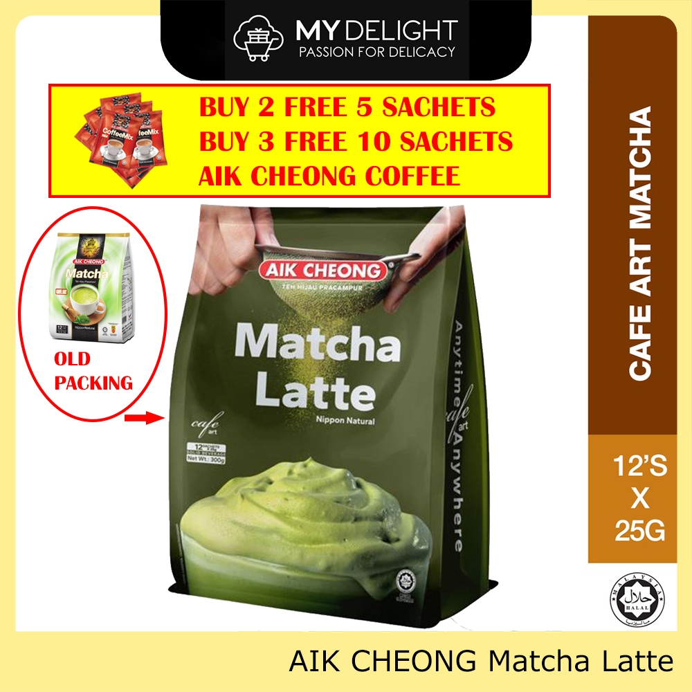 (4 Pack) AIK CHEONG Cafe Art Matcha SG Ready Mocha Cappuccino Chocolate ...