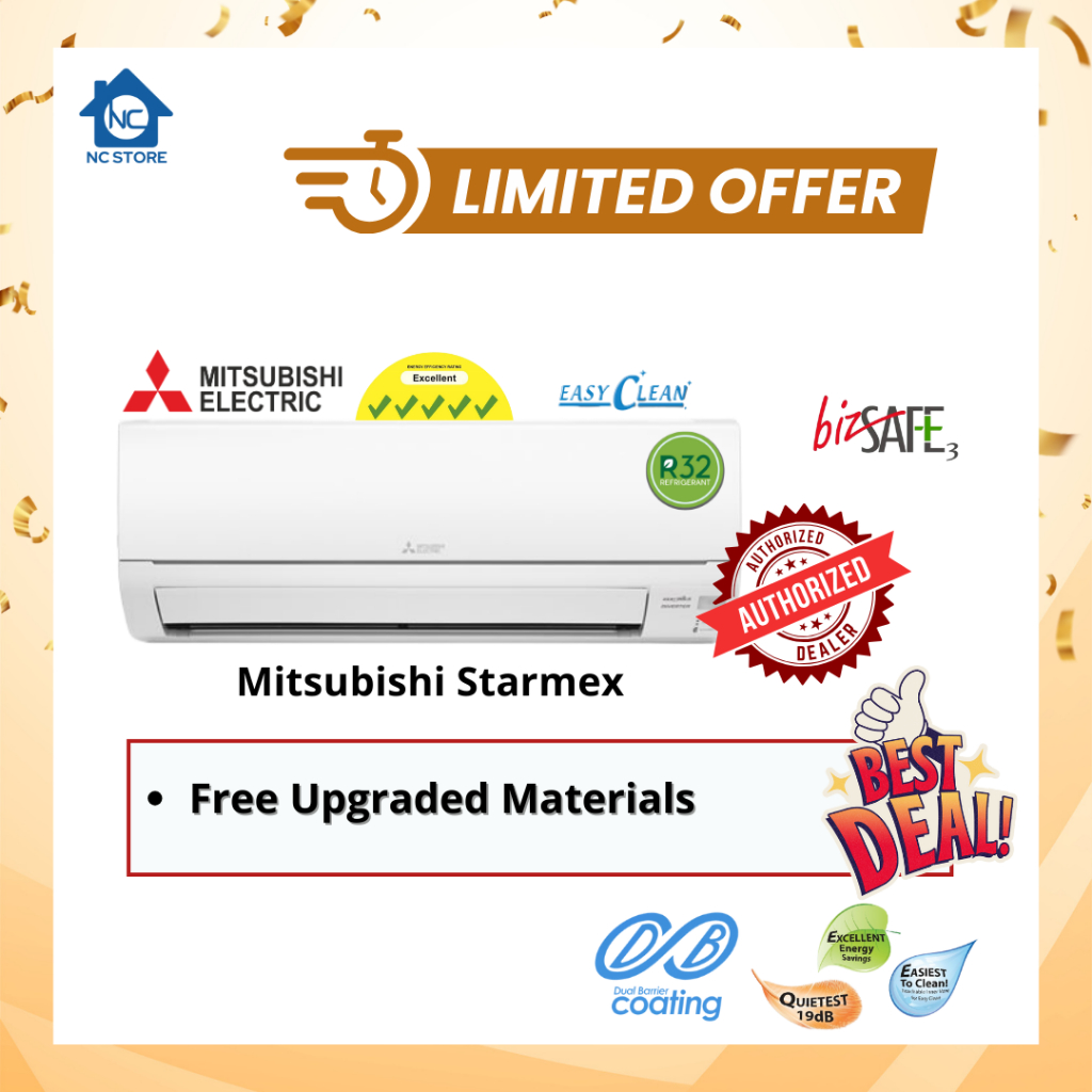 Mitsubishi System 2 StarMex MXY-2H20VF R32 (5 Ticks) | Shopee Singapore