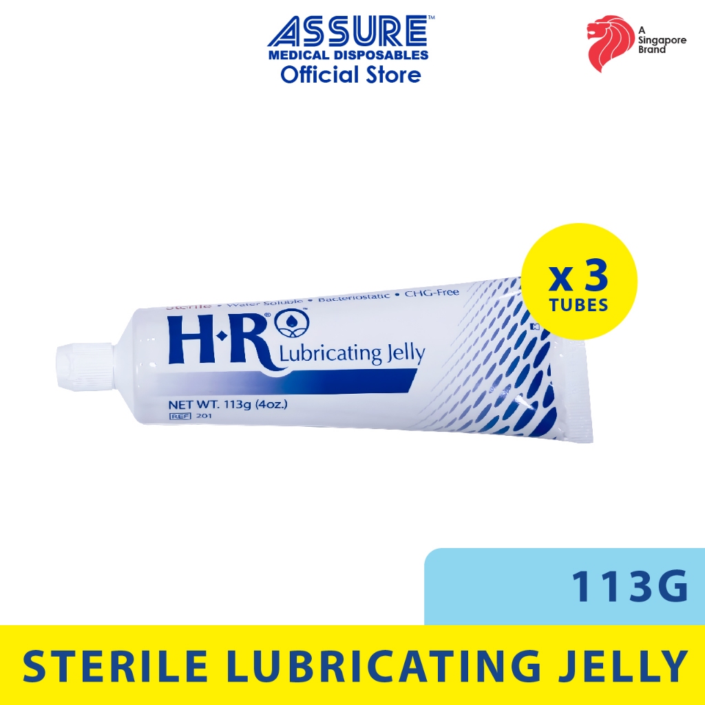 [Bundle of 3] HR Sterile Lubricating Jelly With Flip-Top Tube 113G ...