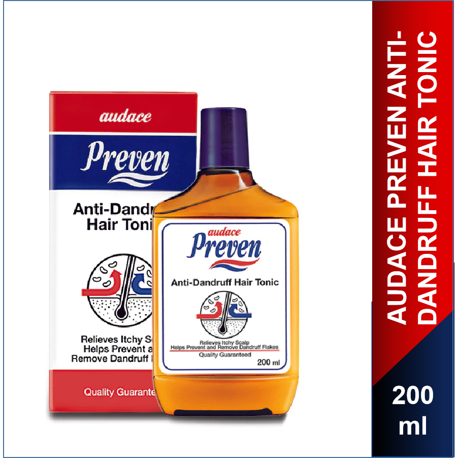 Audace Preven Anti-Dandruff Intensive Tonic 200ml - Relieves Itchy ...