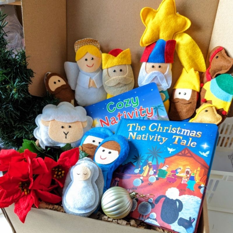 Emmanuel Baby Bag | Nativity Christmas Bible Story | Touch and Feel ...