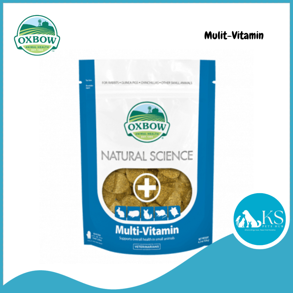 Oxbow Natural Science Multi-Vitamin 4.2oz Small Animal Feed | Shopee ...