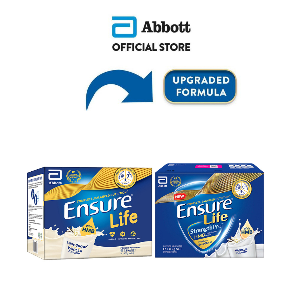 Ensure® Life StrengthPro TM Vanilla 1800g | Shopee Singapore