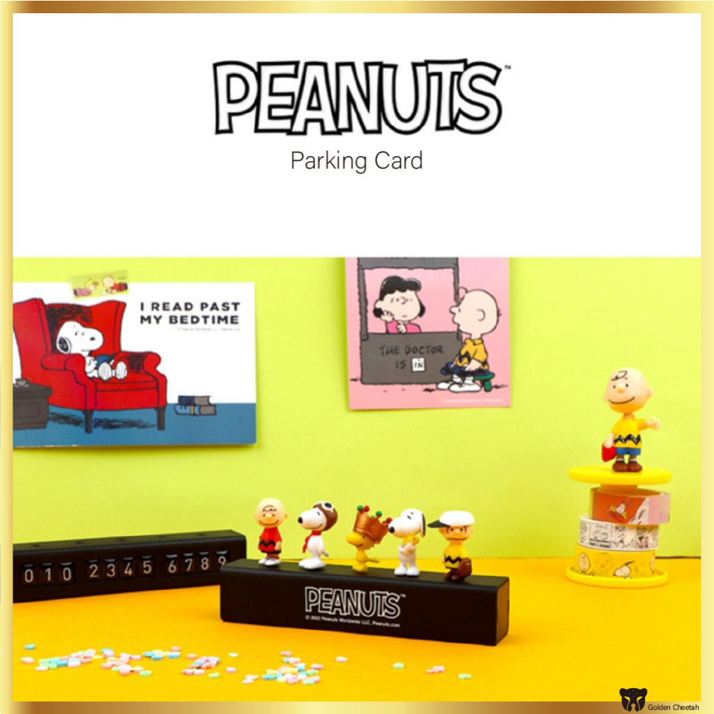 Peanuts Snoopy Temporary Parking Card Number Plate | Shopee Singapore