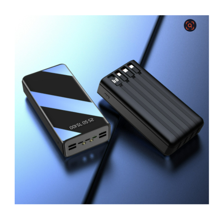 80000mAh Power Bank Solar Wireless powerbank Fast Charger 4 USB LED Light Powerbank | Shopee ...