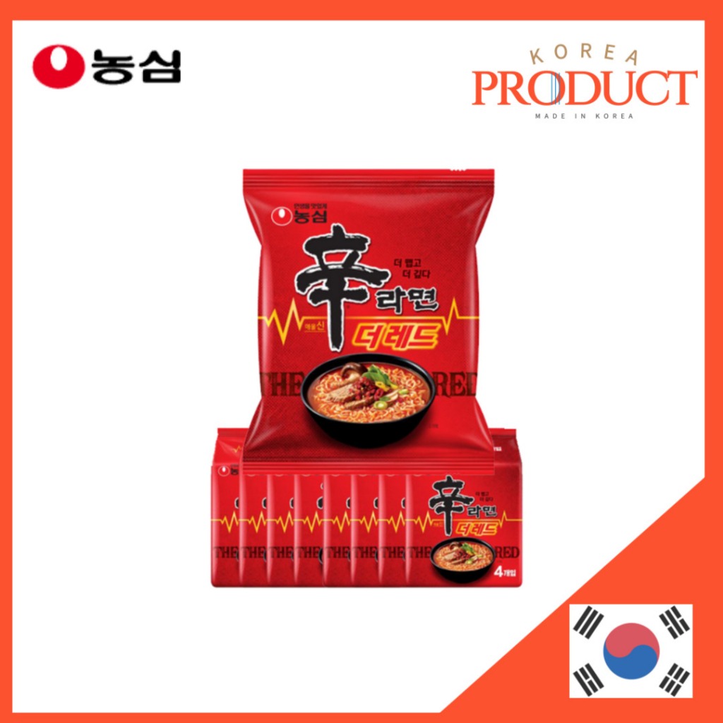 NONGSHIM Shin Ramyun The Red 125g 32pcs Korean Food Korean Ramyun ...