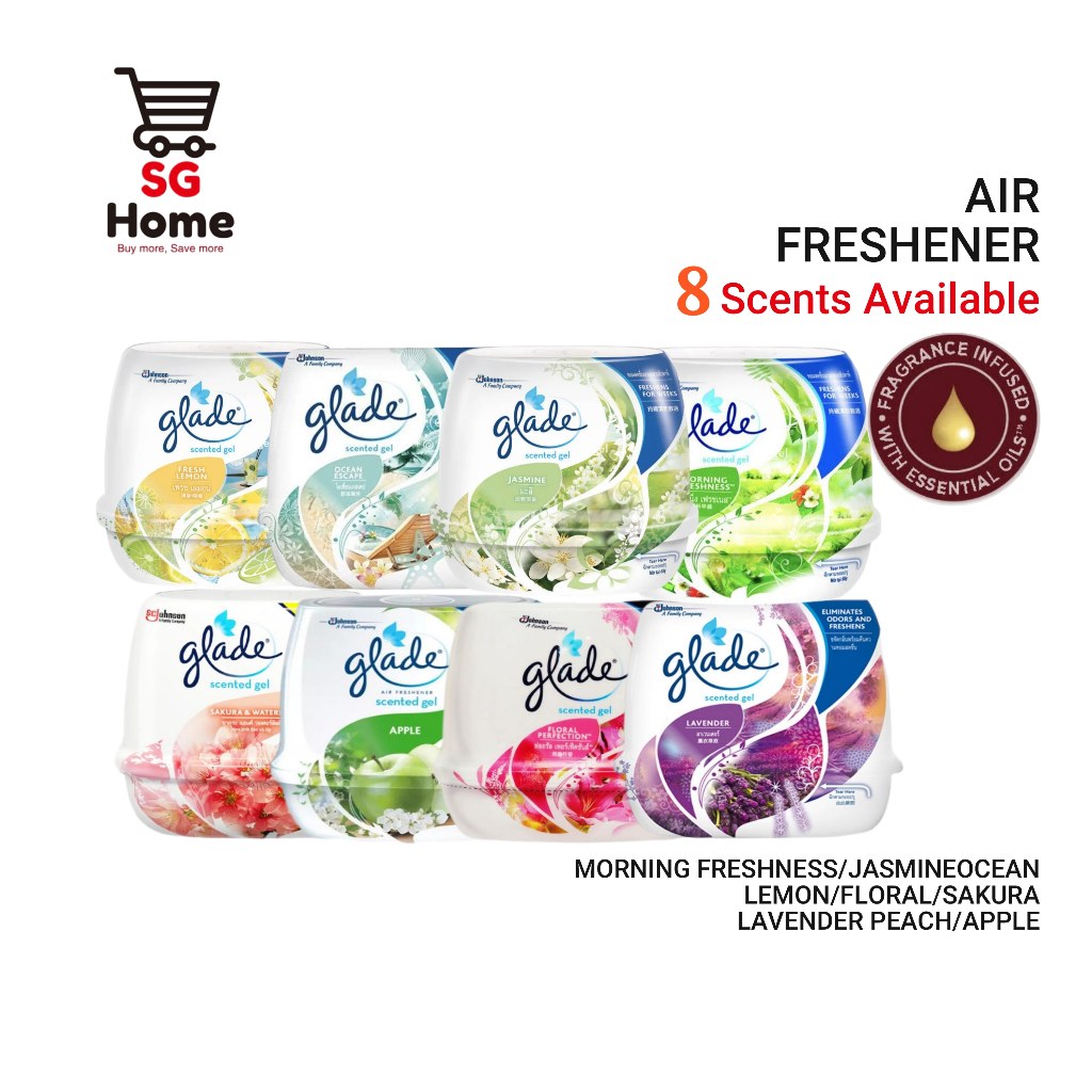 Glade Scented Gel Air Fresheners l Fragrance Car House Toilet Room -180g | 170g [Mix & Match ...