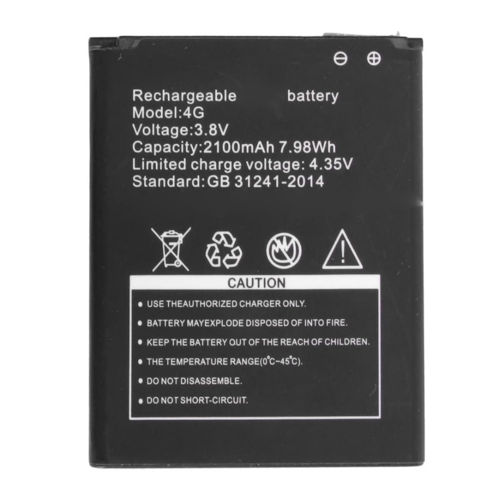 Pocket WIFI Router 2100mAh Battery Replacement for 4G LTE SIM Mobile ...