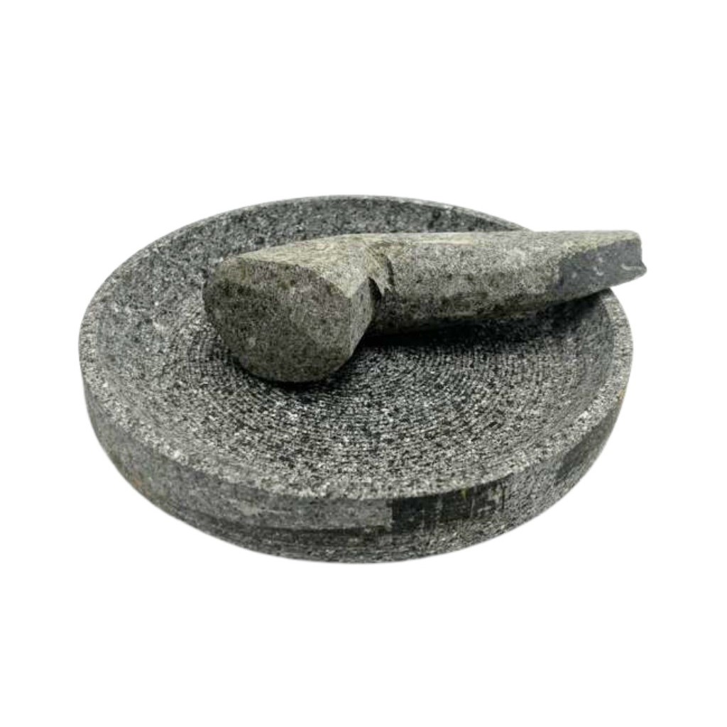 Mortar and Pestle / Batu GIling Indonesia / Stone Grinder (16cm/ 18cm ...