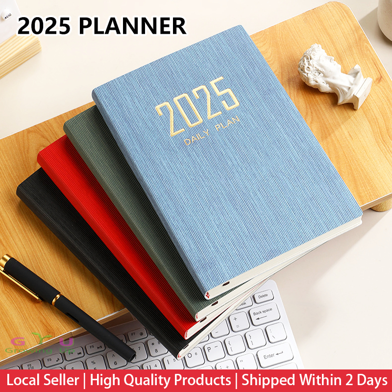 GU [SG STOCK] 2025 2026 Agenda Notebook Daily Weekly Monthly Planner ...