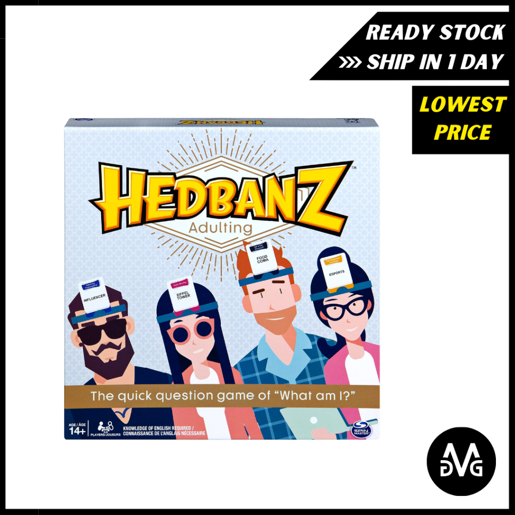 Hedbanz Adulting What Am I? Card Games for Family Kids Game Adult Games ...