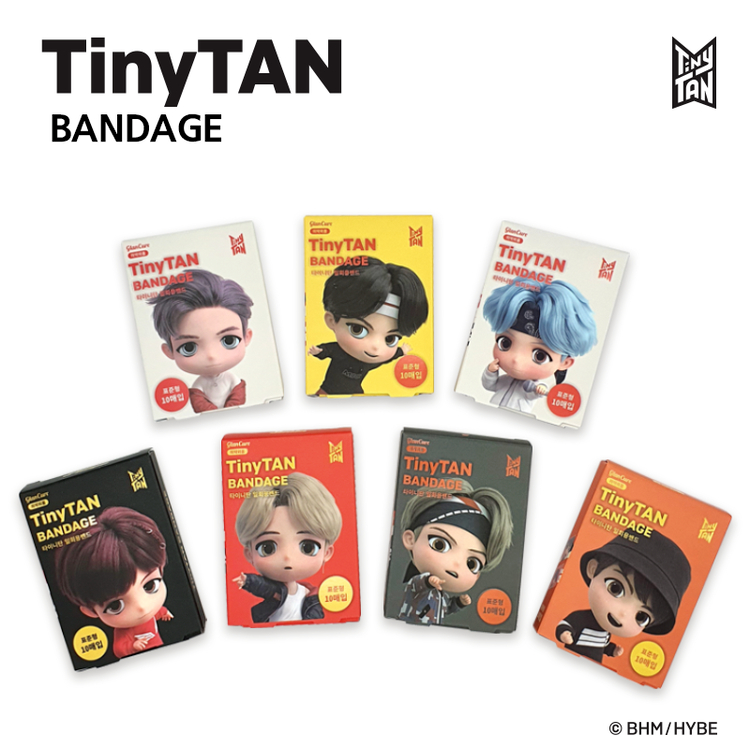 BTS (BangTan Boys) TinyTAN MIC Drop Disposable Bandage 20box(200ea) | Shopee Singapore