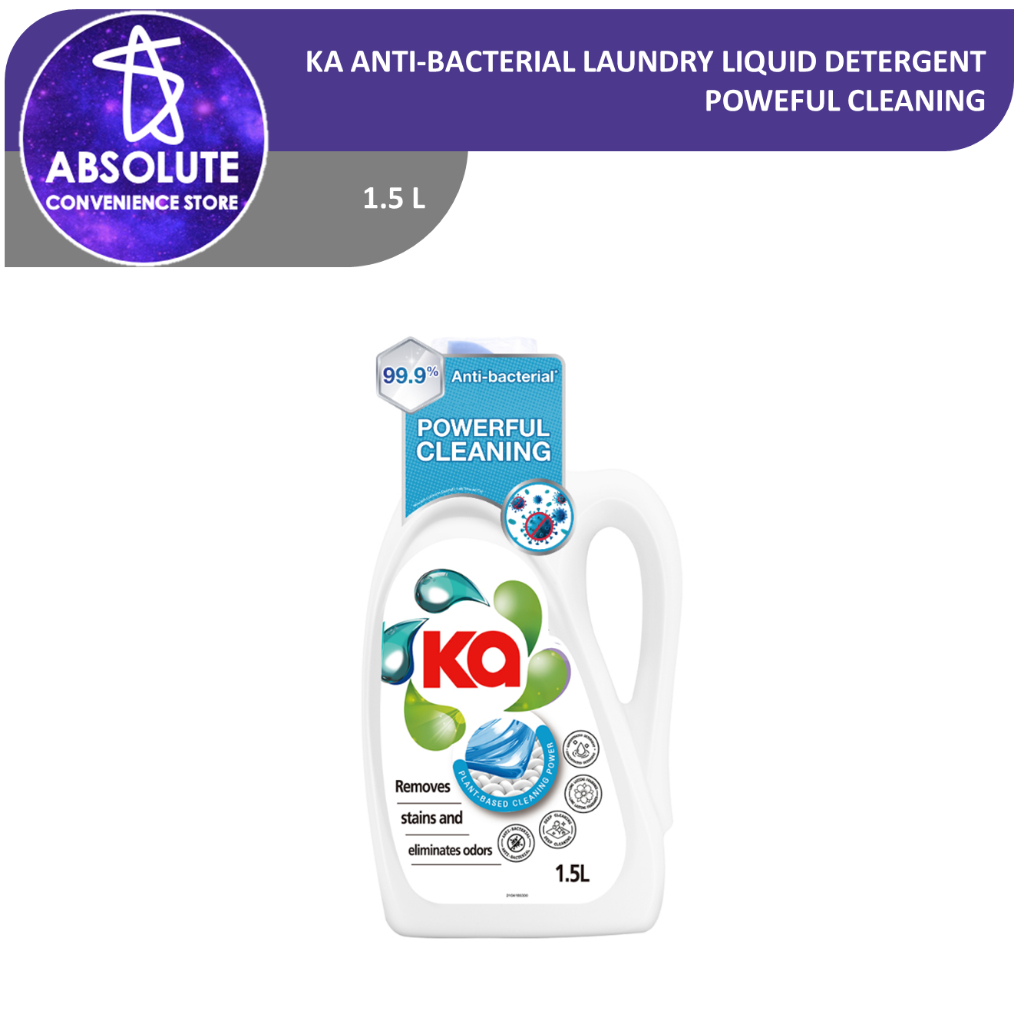 Ka Anti-bacterial Concentrated Laundry Liquid Detergent 1.5L – Powerful ...